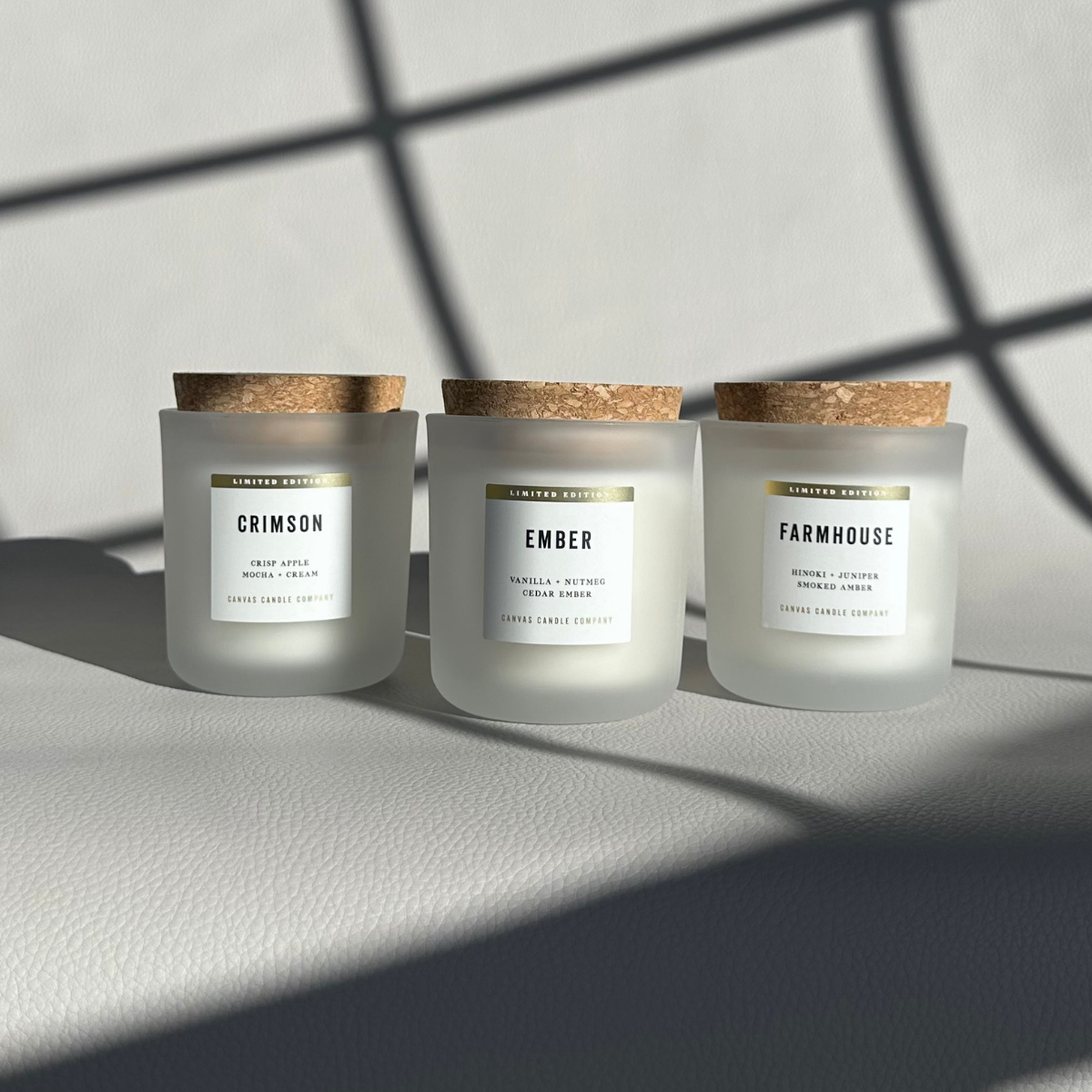 F/W Collection Signature Candle Trio – Canvas Candle Company
